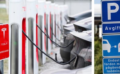 Tesla-kaos i Malung – när 100-tals ska hem från fjällen