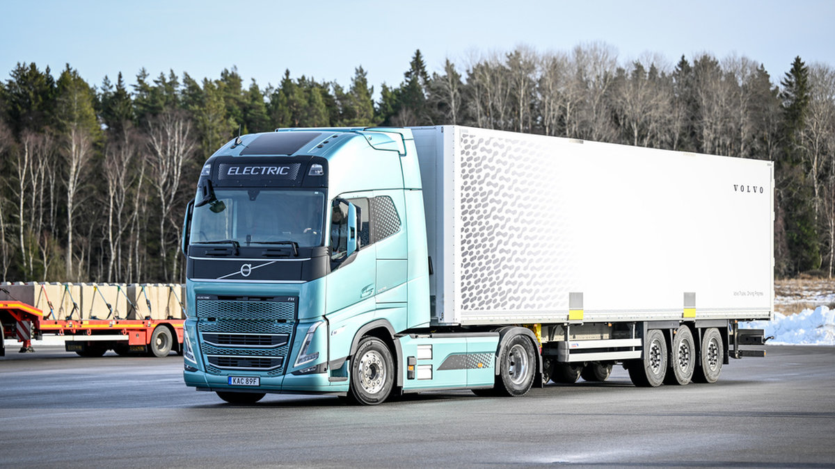 Volvo tar stororder på ellastbilar