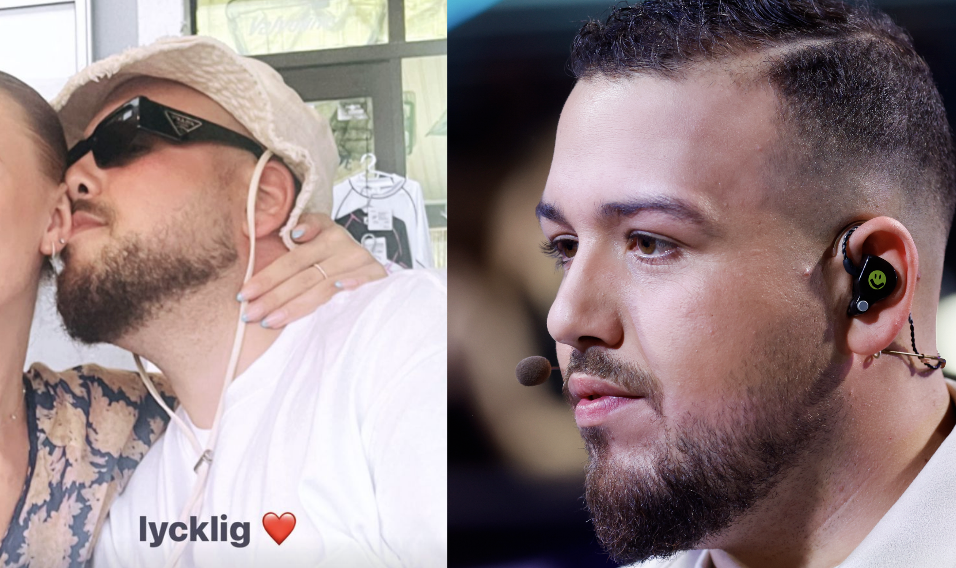 Anis don Demina visar upp flickvännen under romantiska segelsemestern