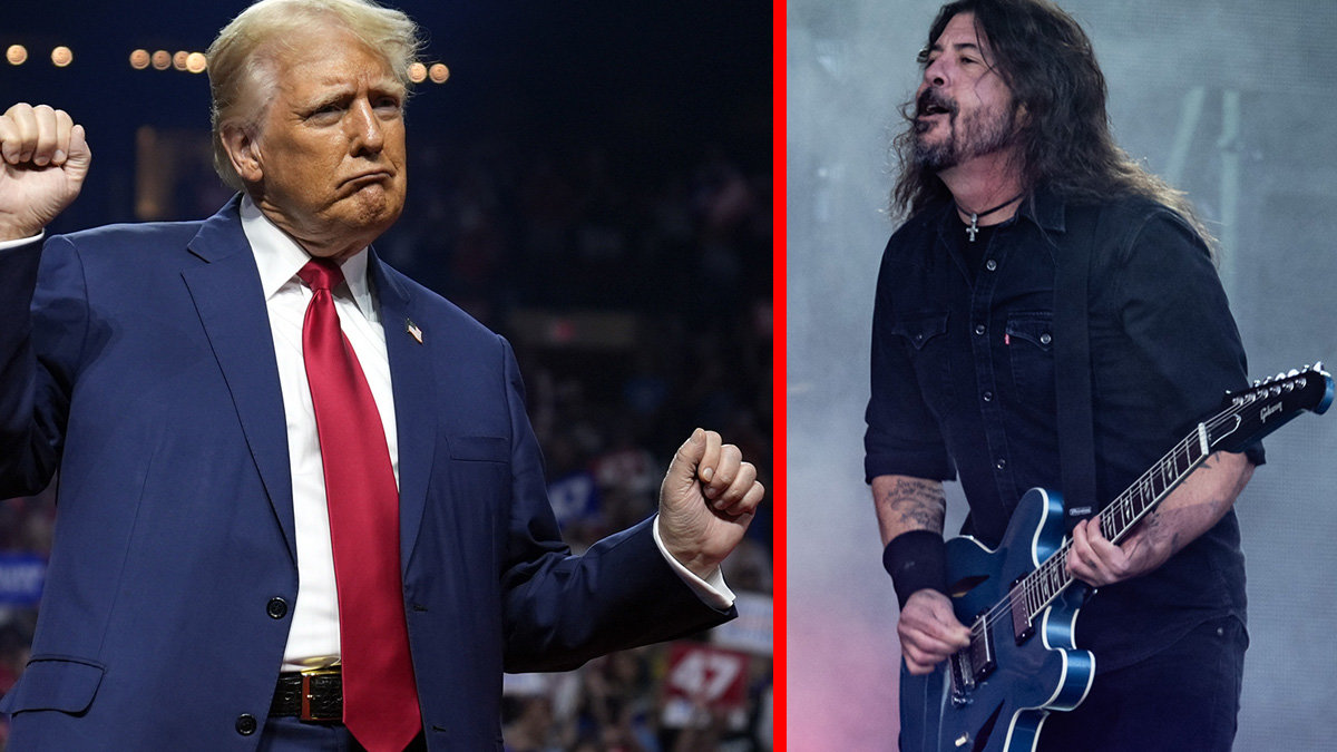 Trump spelade Foo Fighters – då gjorde bandet det här
