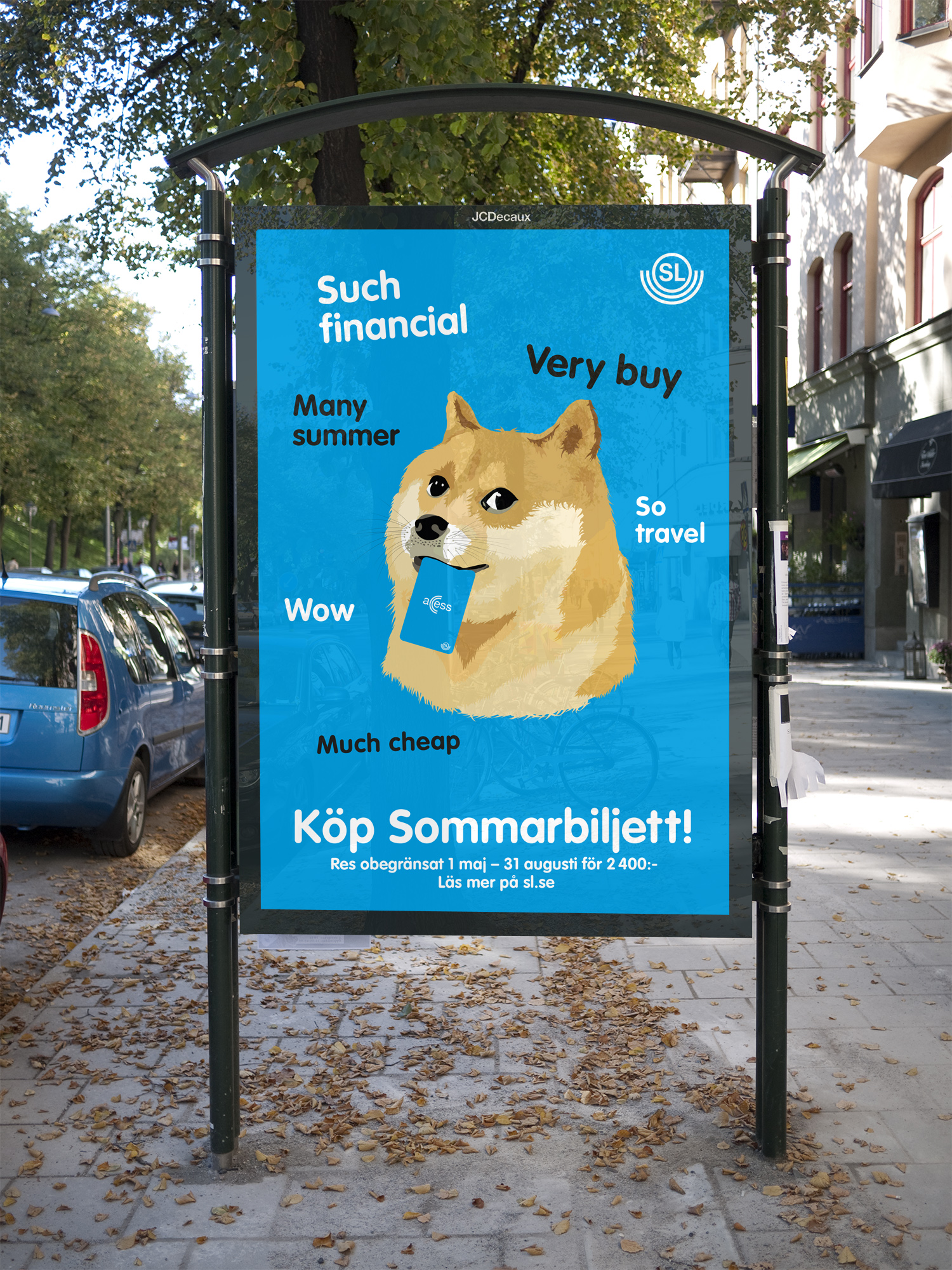 SL:s dogereklam en succé – skyltar stjäls