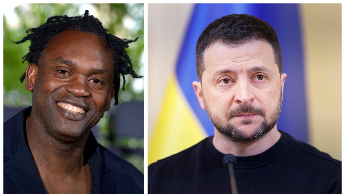 Dr Alban om mötet med Ukrainas president Zelenskyj: "Snäll"