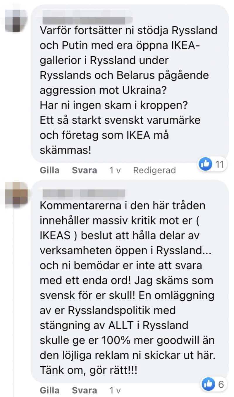 Kunderna rasar mot Ikea: "Har ni ingen skam i kroppen?"