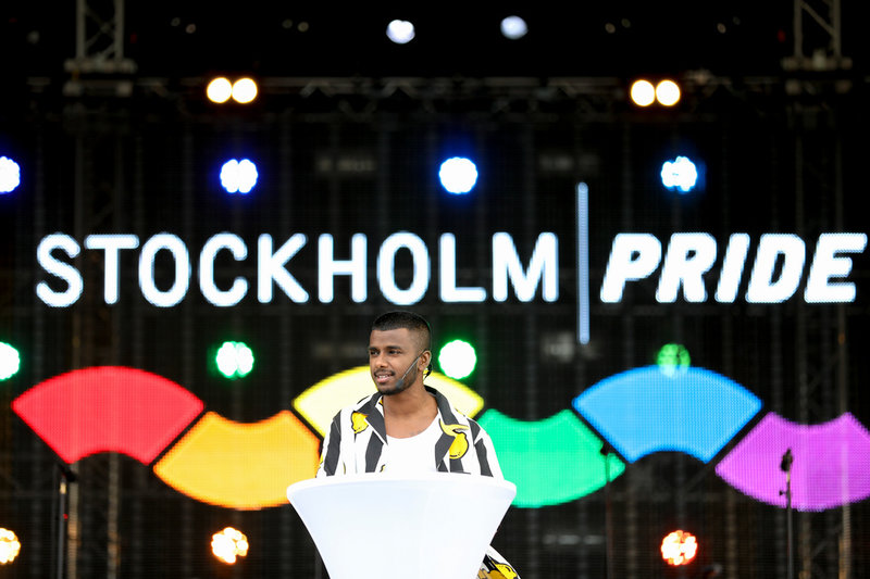 Loui Sand invigde Stockholm Pride