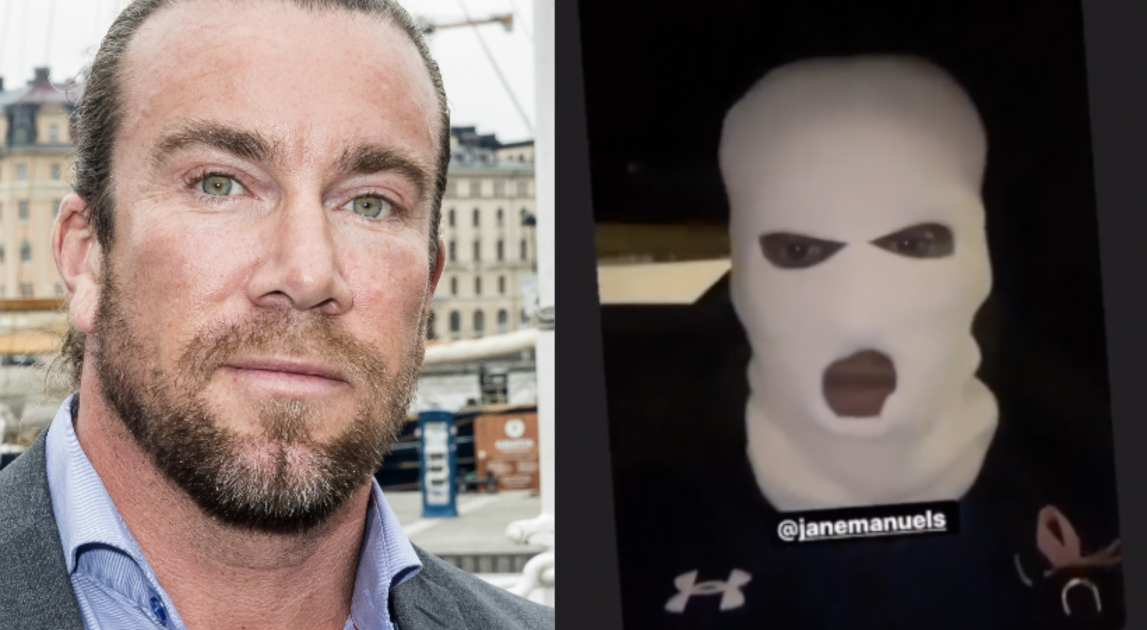 Här hänger rapparen 1.Cuz med Jan Emanuel: "Raggarvarv"