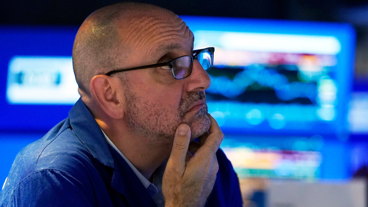 Dystert med stigande räntor på Wall Street