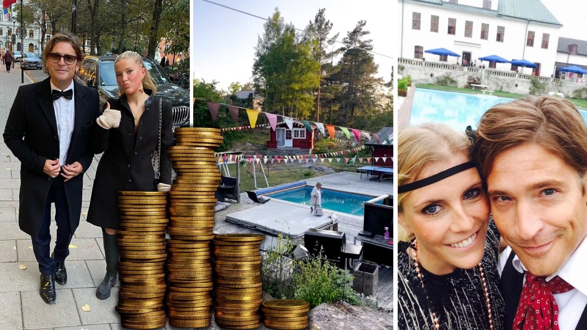 Andreas Johnsons lyxliv: Frun, barnen och förmögenheten