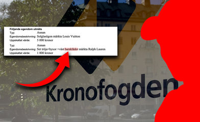 Kronofogden tar Prada-jacka från svensk rappare