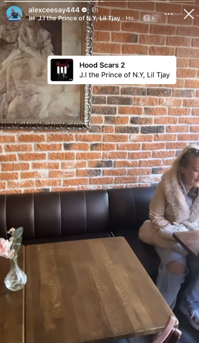 Alex Ceesay och Alva återförenade – efter stormiga uppbrottet