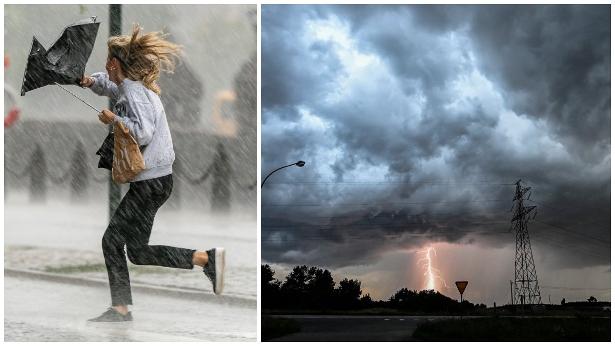 SMHI varnar för åskoväder och skyfall