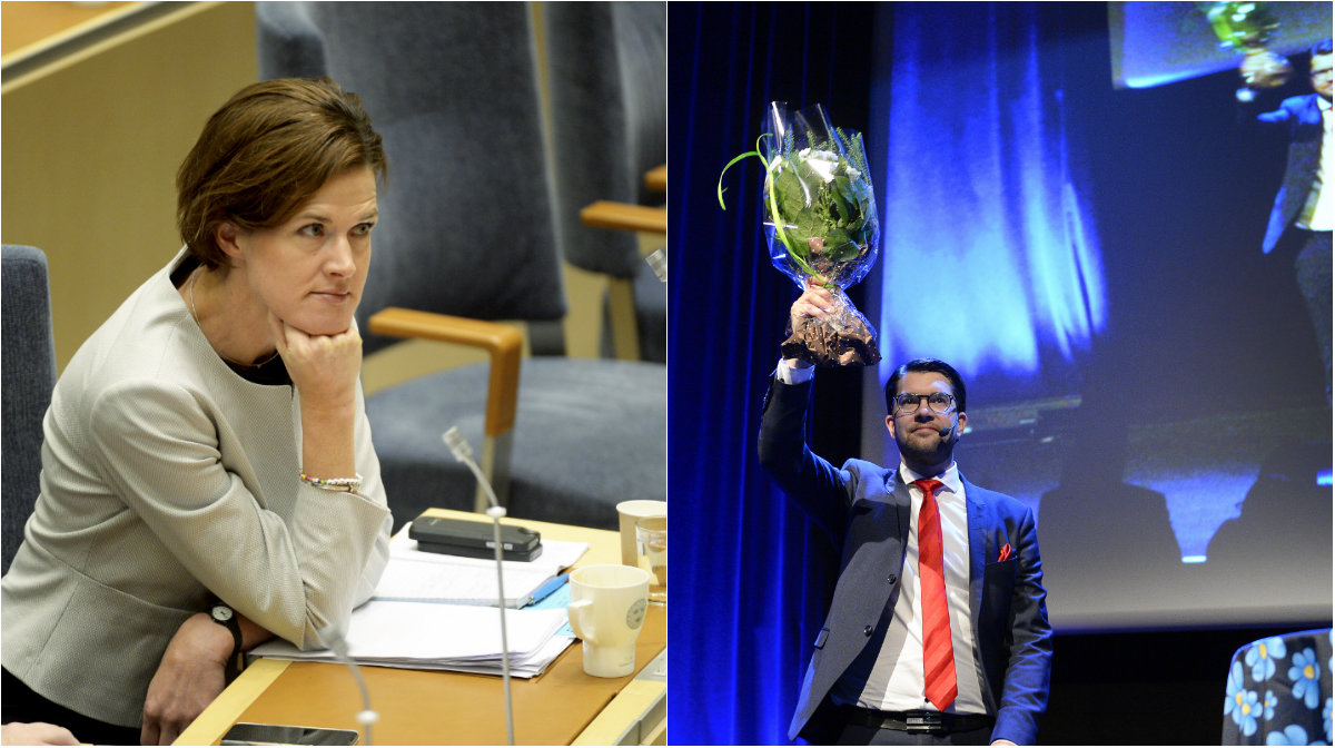 Moderaterna backar – Sverigedemokraterna näst störst