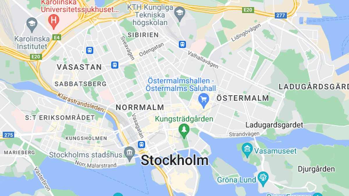 Polisen rapporterar om brand, Stockholm