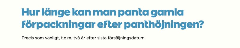 Sista datumet att panta burkar – innan pengarna brinner inne