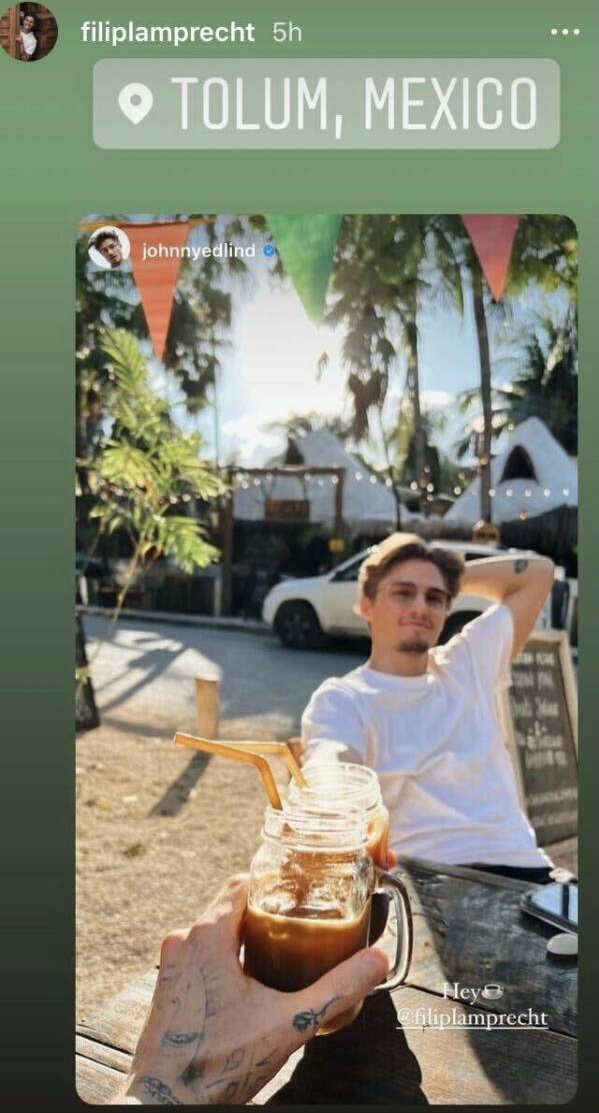 Filip Lamprecht chockar med intim bild tillsammans med Paradise Hotel ...