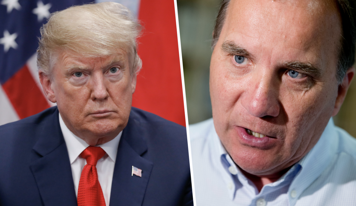 Trumps ilska mot Stefan Löfven: "Väldigt besviken"